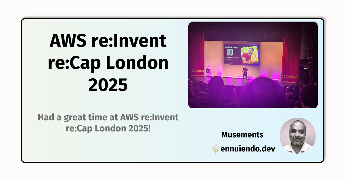 AWS re:Invent re:Cap London 2025 | Musements